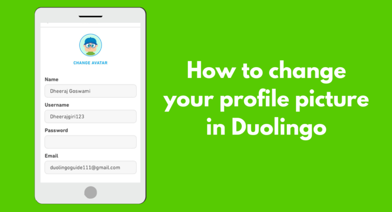 How To Change Your Profile Picture In Duolingo [2025 Guide] - Duo Corner